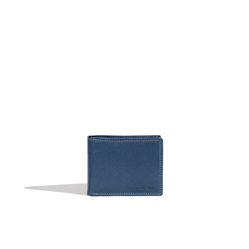Leather wallet with RFID NFC scan protection TÜV tested - Friedrich23 ...