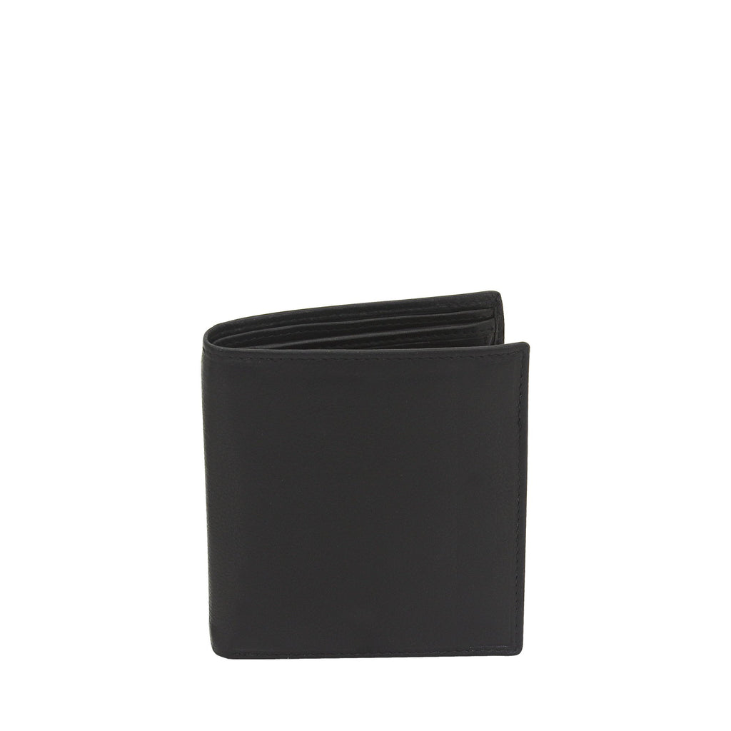 Leather wallet with RFID NFC scan protection TÜV tested - Friedrich23 ...